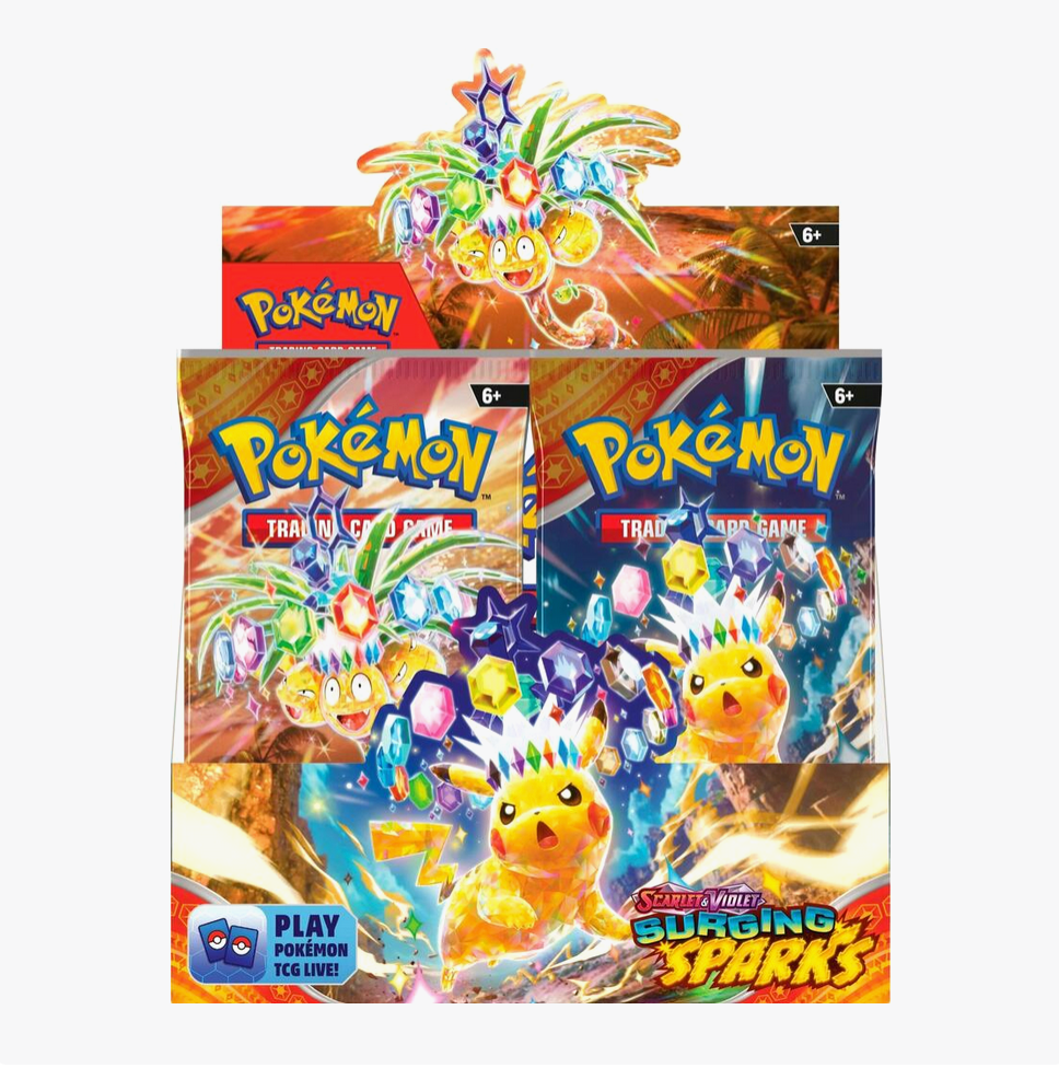 Surging Spark Pokemon English Booster Box – Blazingcardsbreaks.com